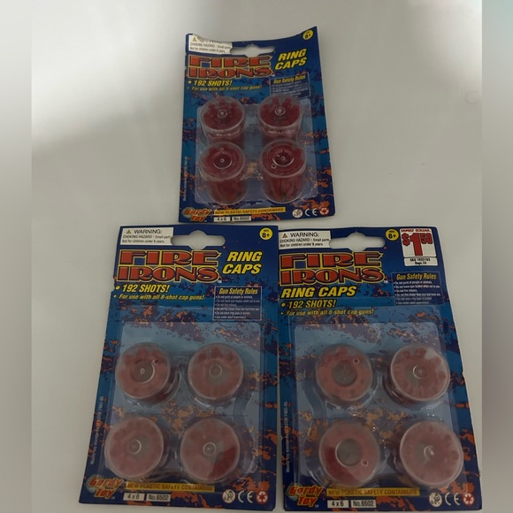 Fire Irons | Toys | Fire Irons Ring Caps For 8 Shot Cap Guns 92 Shots ...
